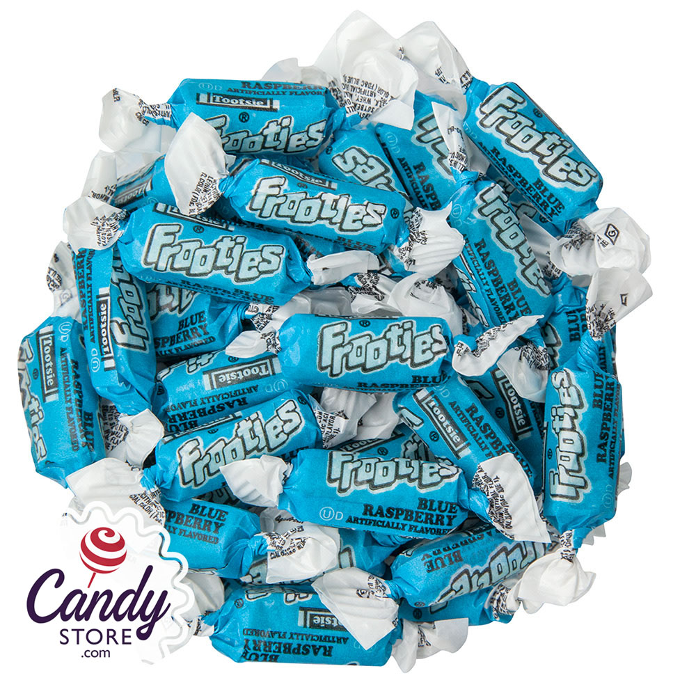 Blue Raspberry Tootsie Roll Frooties 360ct - CandyStore.com