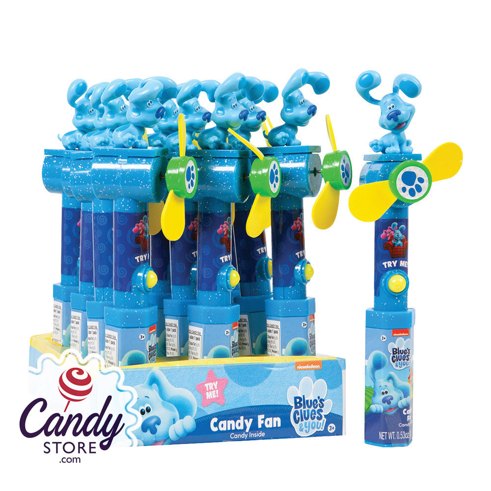 Blue's Clues Candy Fan Toy 12ct - CandyStore.com