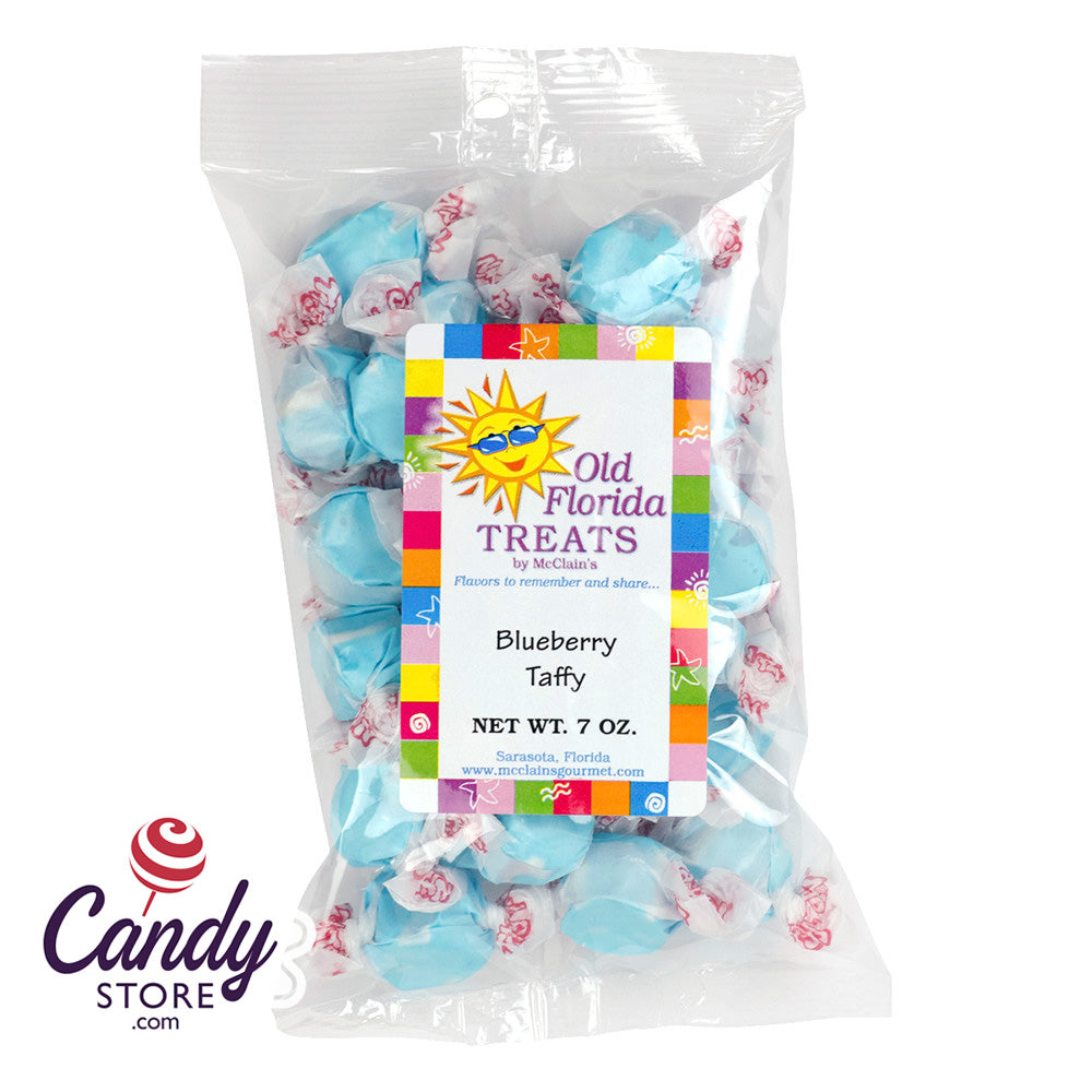 Blueberry Old Florida Treats Taffy 12ct Bags - CandyStore.com