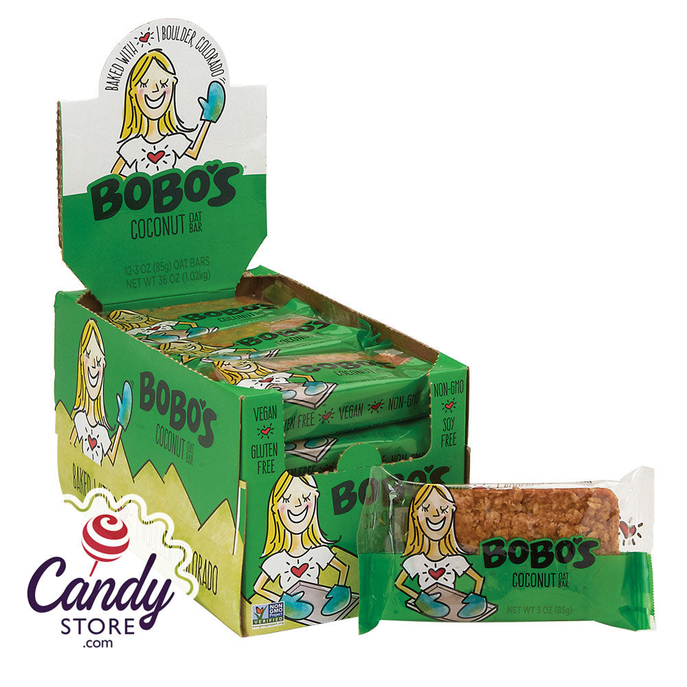 Bobo's Coconut Oat 3oz Bar 12ct - CandyStore.com