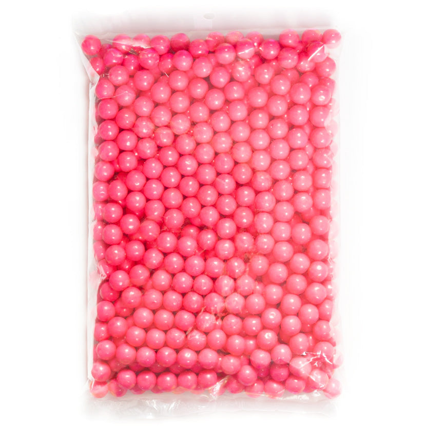 Bright Pink Color Splash Gumballs - 2lb | CandyStore.com
