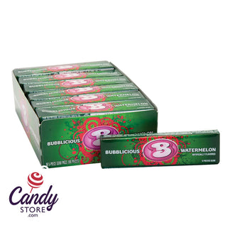 Bubblicious Watermelon Gum 18ct - CandyStore.com