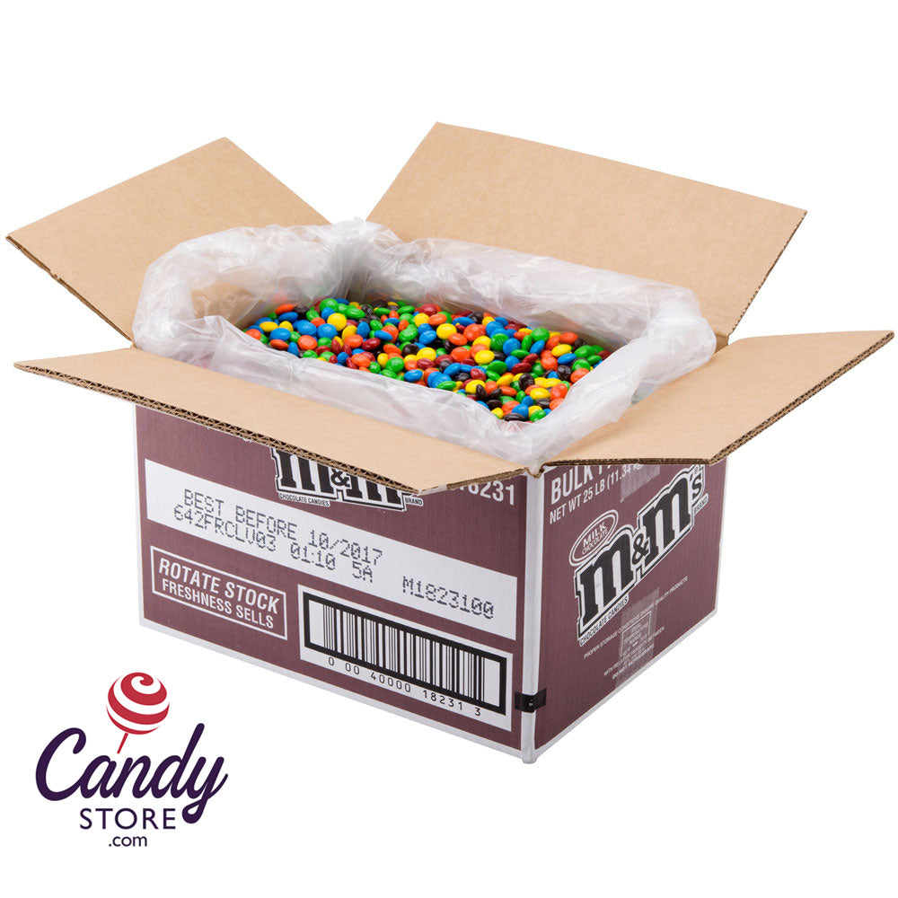 Bulk M&Ms Milk Chocolate - 25lb | CandyStore.com