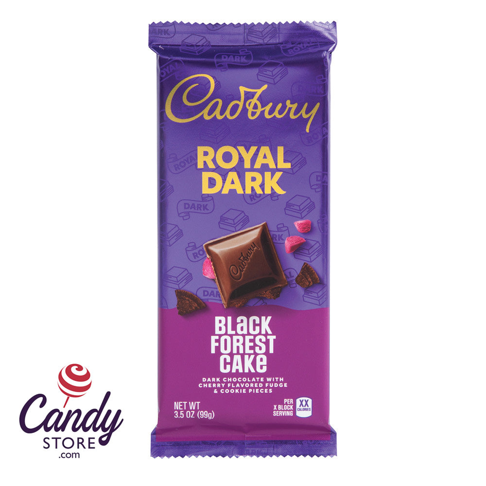Cadbury Royal Dark Choc Black Forest Cake Bars 14ct - CandyStore.com