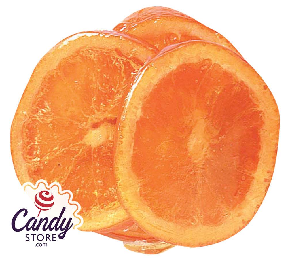 Candied Orange Slices Glace 11lb Bulk - CandyStore.com