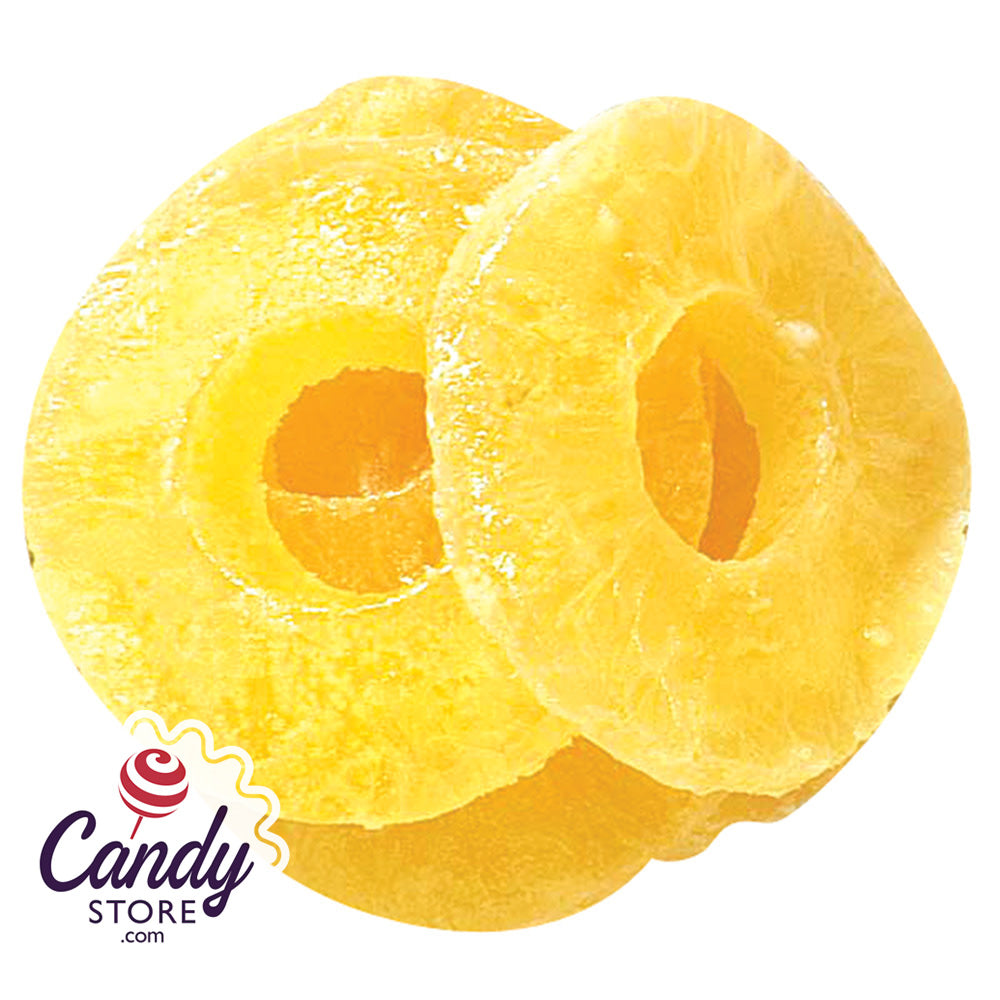 Candied Pineapple Slices Glace 30lb Bulk - CandyStore.com