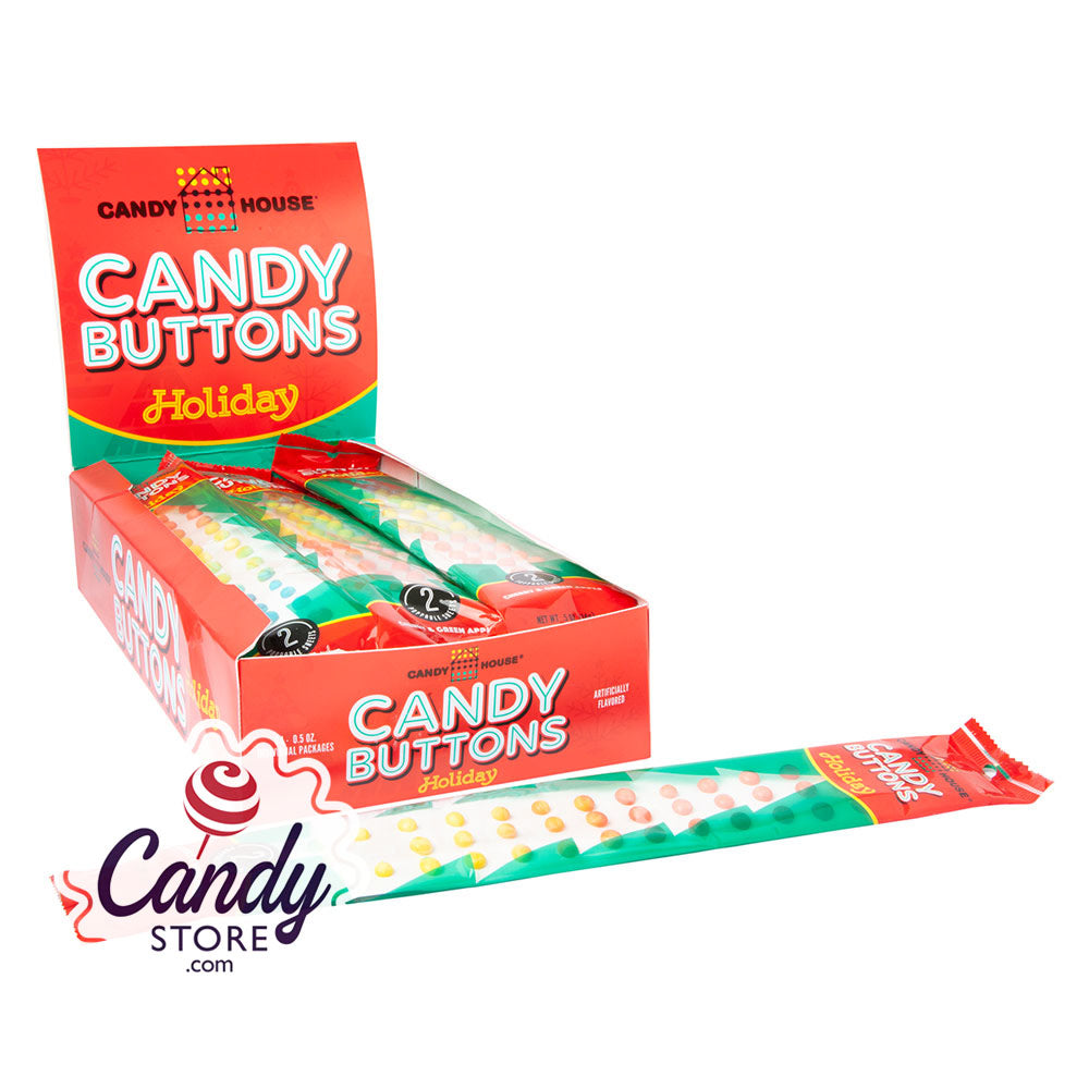Candy Buttons Christmas Tree 0.5oz 384ct - CandyStore.com