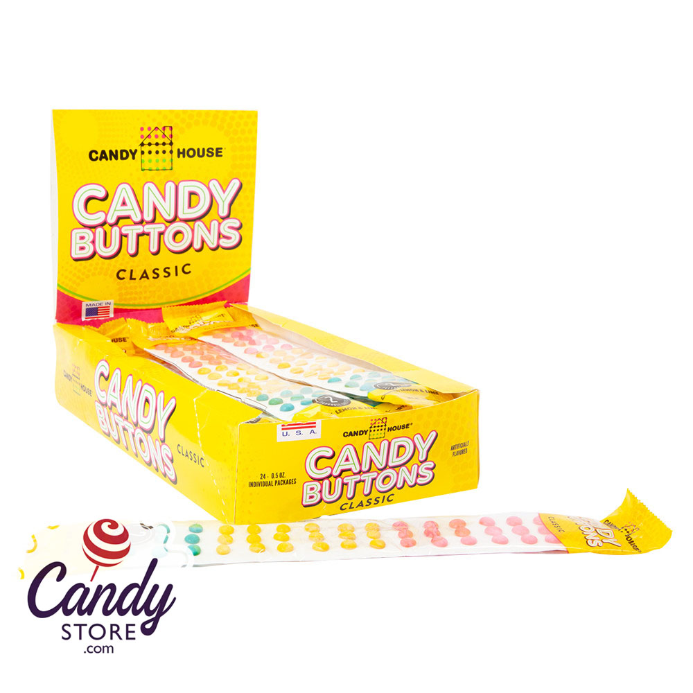 Candy Buttons - Wrapped - 24ct | CandyStore.com