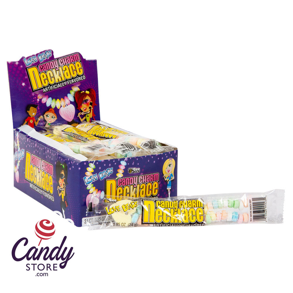 Candy Charm Necklace Love Beads - 24ct | CandyStore.com