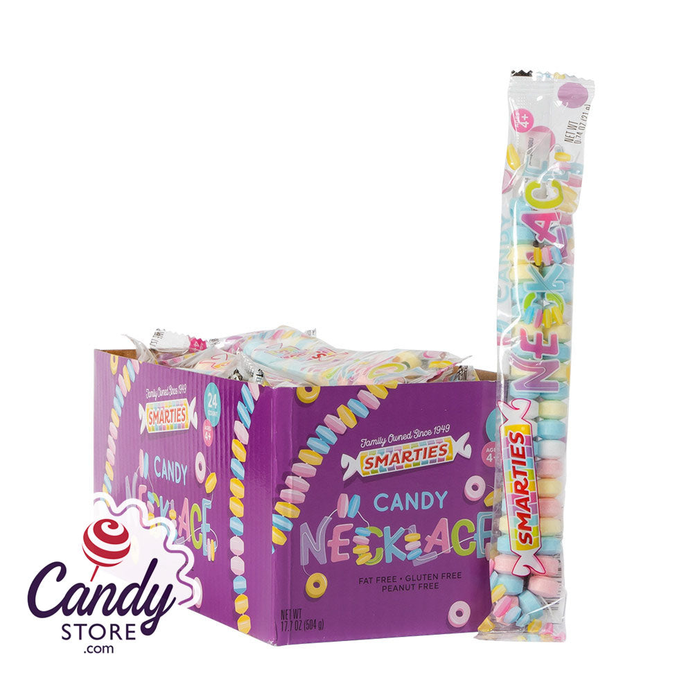 Smarties Candy Necklaces 24ct - CandyStore.com