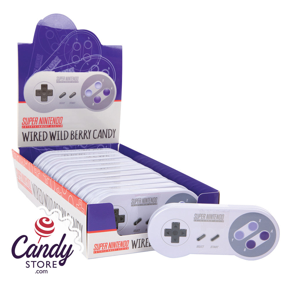 Candy SNES Controller Wild Berry Sours 12ct - CandyStore.com