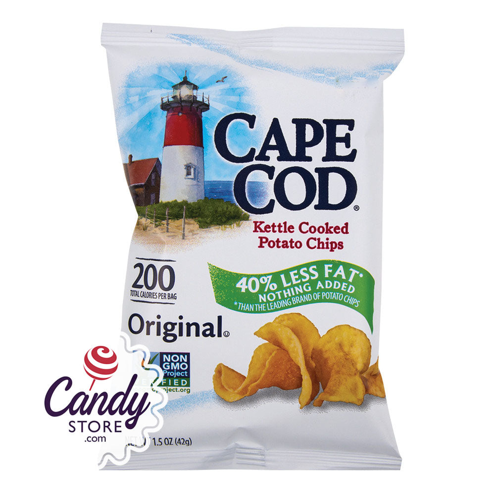 Cape Cod Reduced Fat Chips 1.5oz Bags 56ct - CandyStore.com