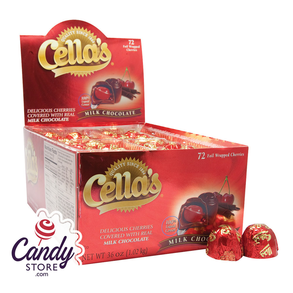 Cella's Milk Chocolate Cherries - 72ct | CandyStore.com