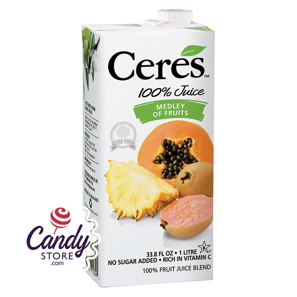 Ceres Medley Of Fruit Juice 33.8oz 12ct - CandyStore.com