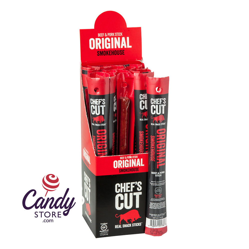 Chef's Cut Original Smokehouse Snack Sticks 1oz 48ct - CandyStore.com