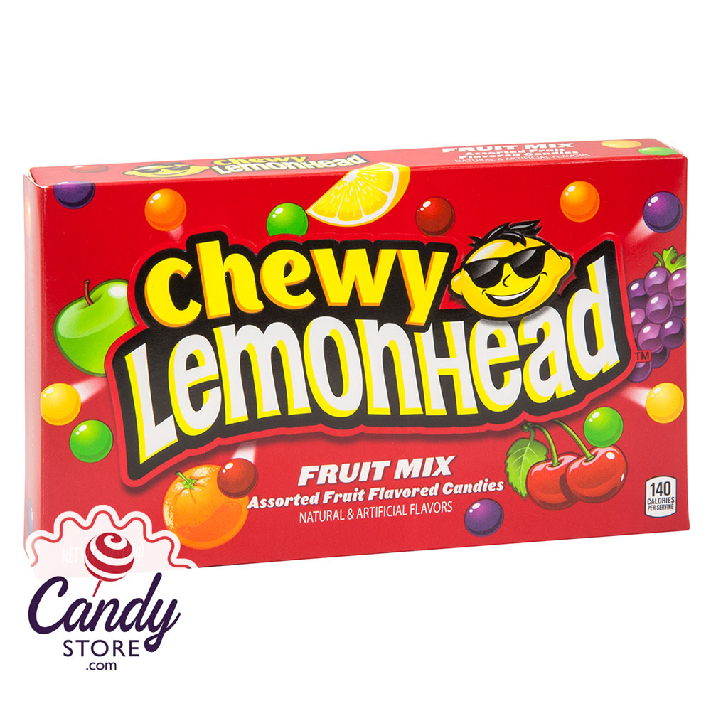 Chewy Lemonheads Fruit Mix 5oz Theater Boxes - 12ct