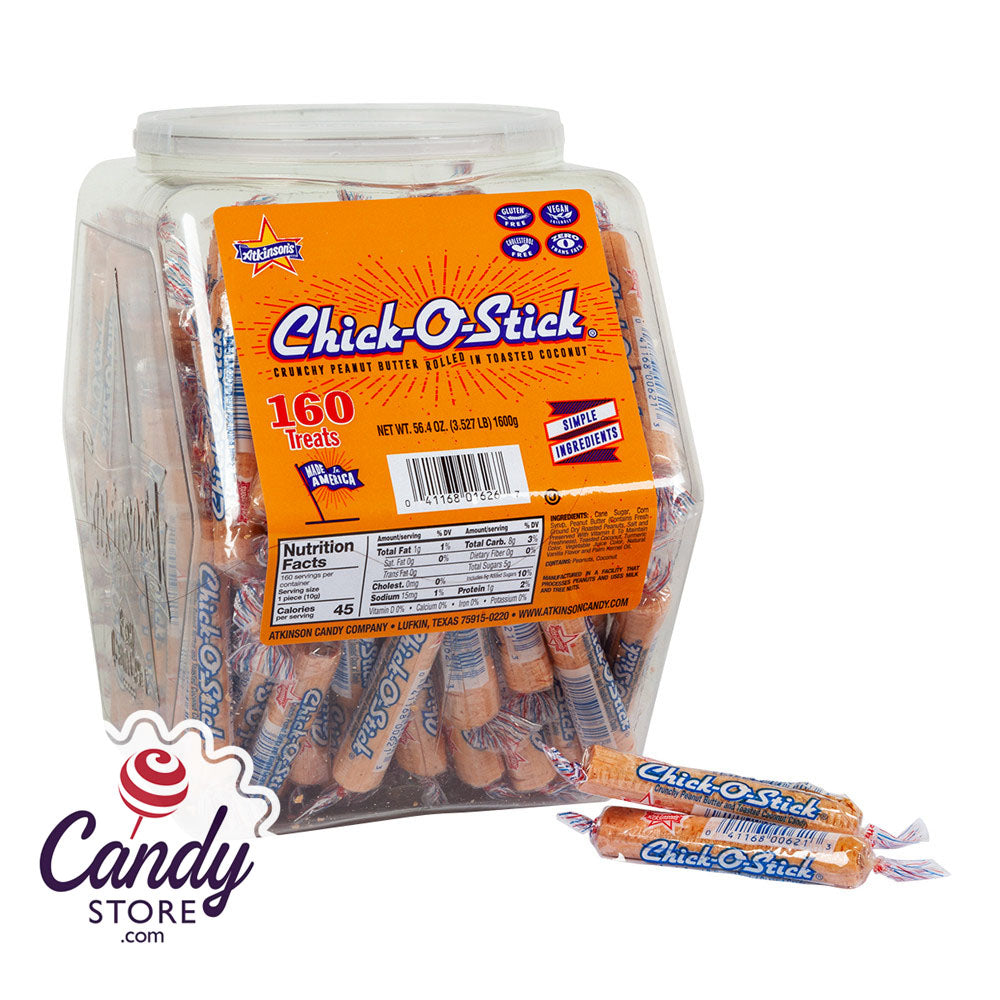 Chick-O-Stick Rolls Candy Tub 160ct - CandyStore.com
