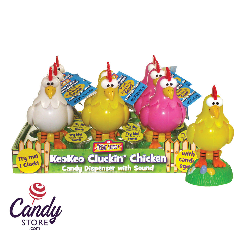 Chicken Candy Dispenser Kookoo Cluckin 9ct - CandyStore.com