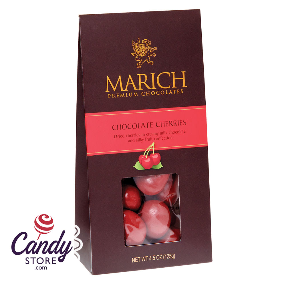 Chocolate Cherries Marich Boxes 12ct - CandyStore.com