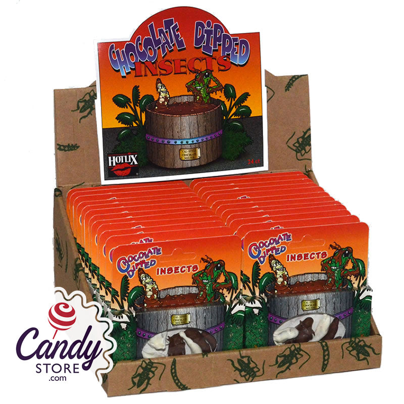 Chocolate Dipped Insects Hotlix - 24ct | CandyStore.com