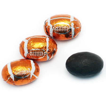 Chocolate Footballs - 5lb Bulk | CandyStore.com