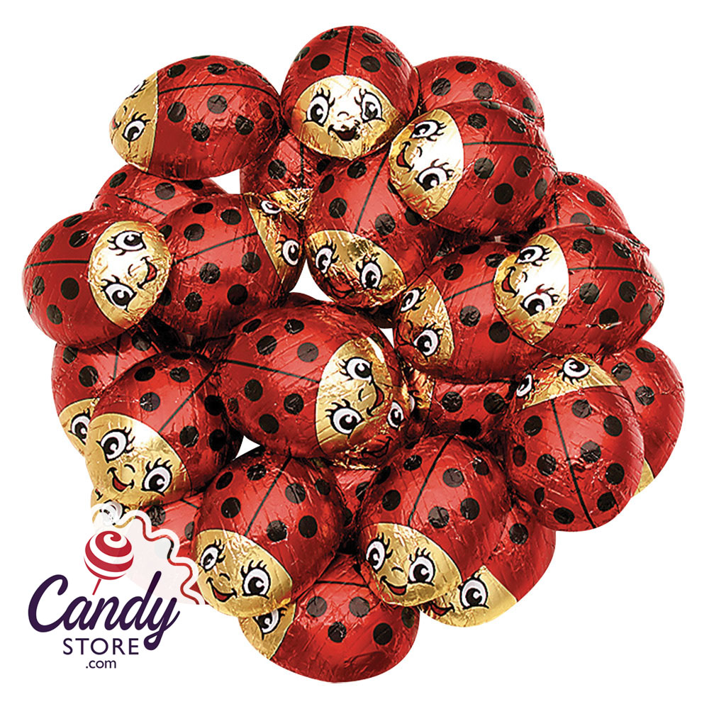 Chocolate Ladybugs - 60ct | CandyStore.com