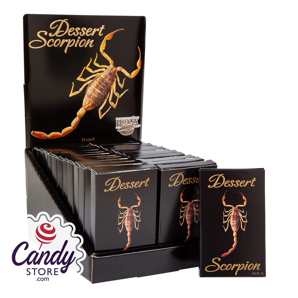 Real Scorpion Chocolate Candy Dessert Scorpion 24ct - CandyStore.com