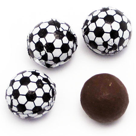 Chocolate Soccer Balls 10lb Bulk - CandyStore.com