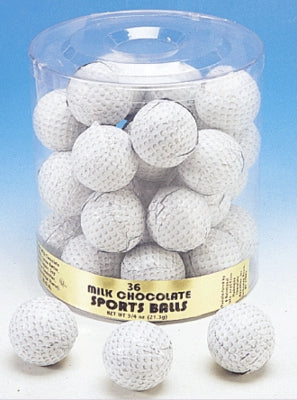 Chocolate Sports Balls Tub - 36ct | CandyStore.com