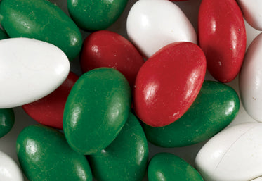 Christmas Chocolate Jordan Almonds - 10lb | CandyStore.com