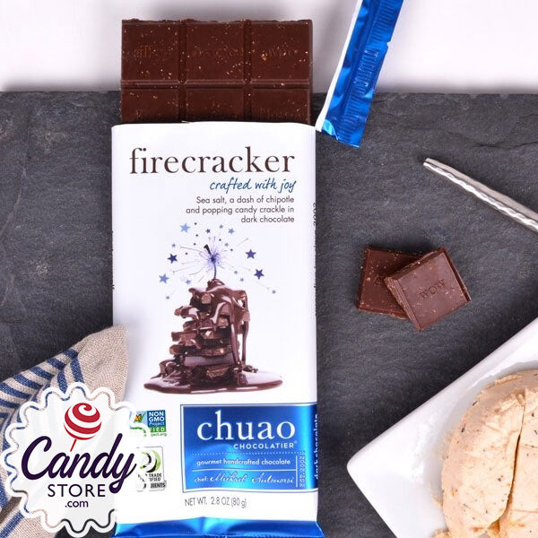 Chuao Firecracker Dark Chocolate Bars - 12ct | CandyStore