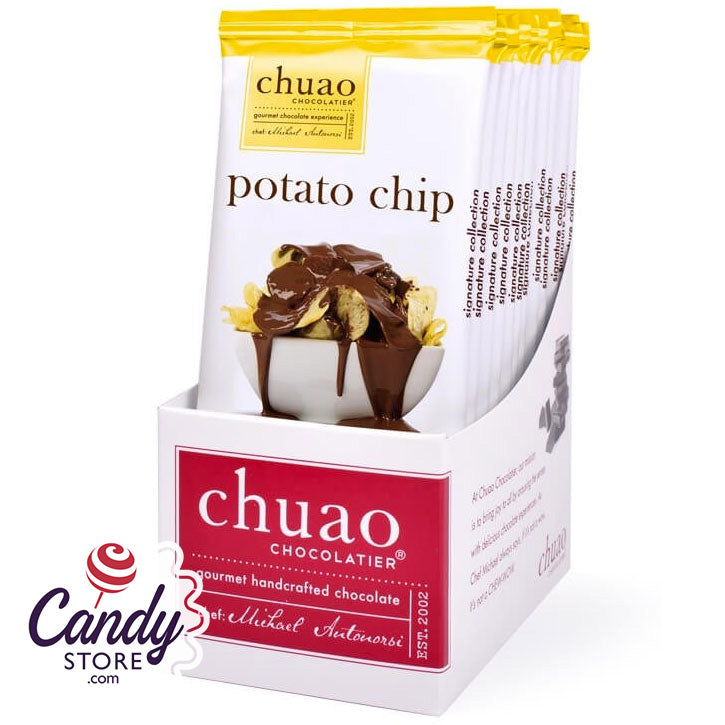 Chuao Potato Chips Milk Chocolate Bars - 12ct | CandyStore – CandyStore.com