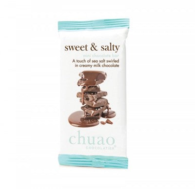 Chuao Mini Bars Sweet & Salty Milk Chocolate 24ct - CandyStore.com