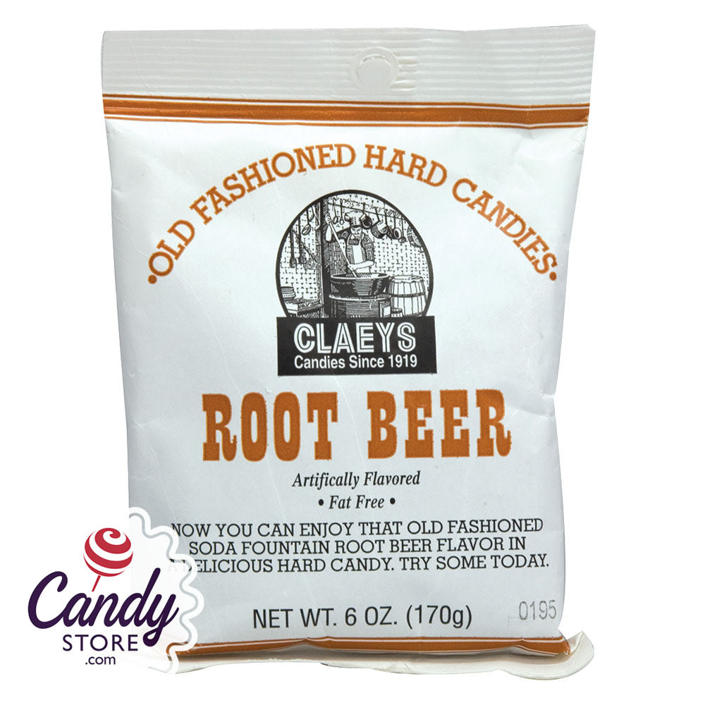 Claey's Root Beer Drops 6oz Bag 24ct - CandyStore.com