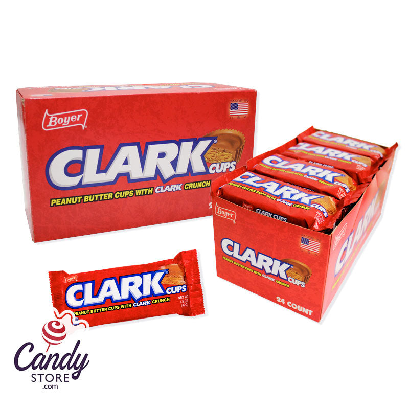 Clark Cups Peanut Butter Cups with Crunch 24ct - CandyStore.com