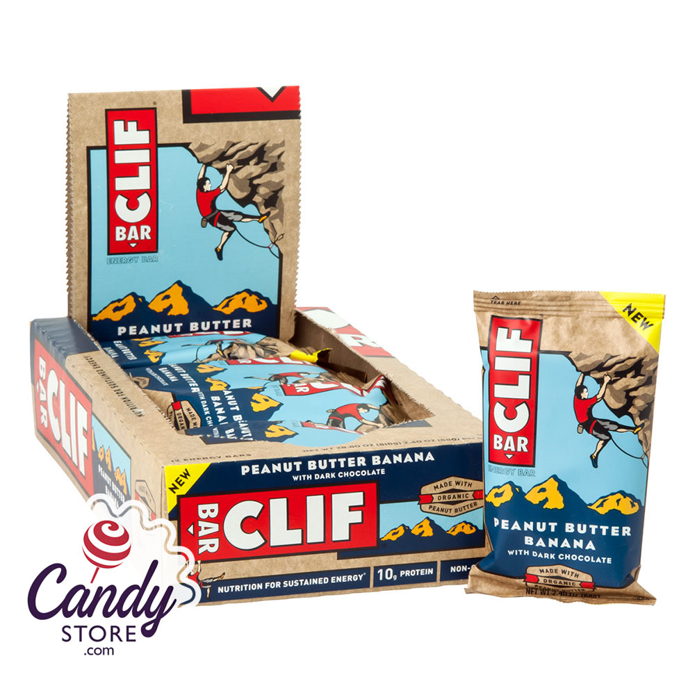 Clif Bar Dark Chocolate Peanut Butter Banana 2.4oz Bar - 12ct ...