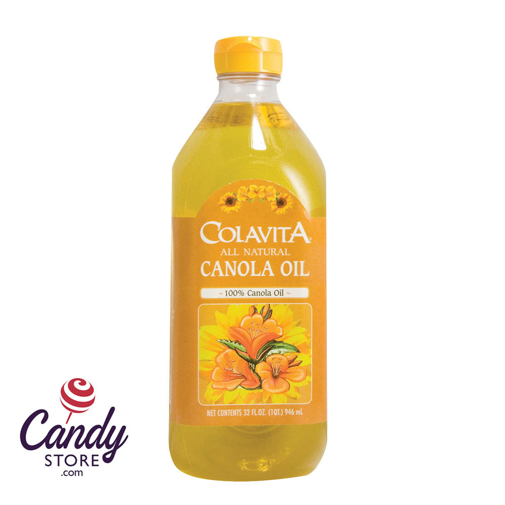 Colavita Canola Oil 32oz Bottle 12ct - CandyStore.com