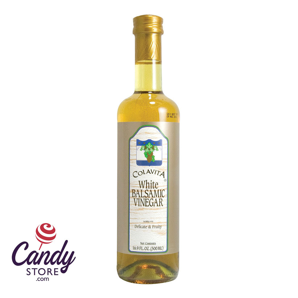 Colavita White Balsamic Vinegar 17oz Bottle 6ct - CandyStore.com