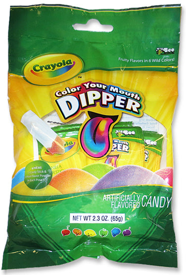 Crayola Color Your Mouth Dippers Bags - 12ct | CandyStore – CandyStore.com
