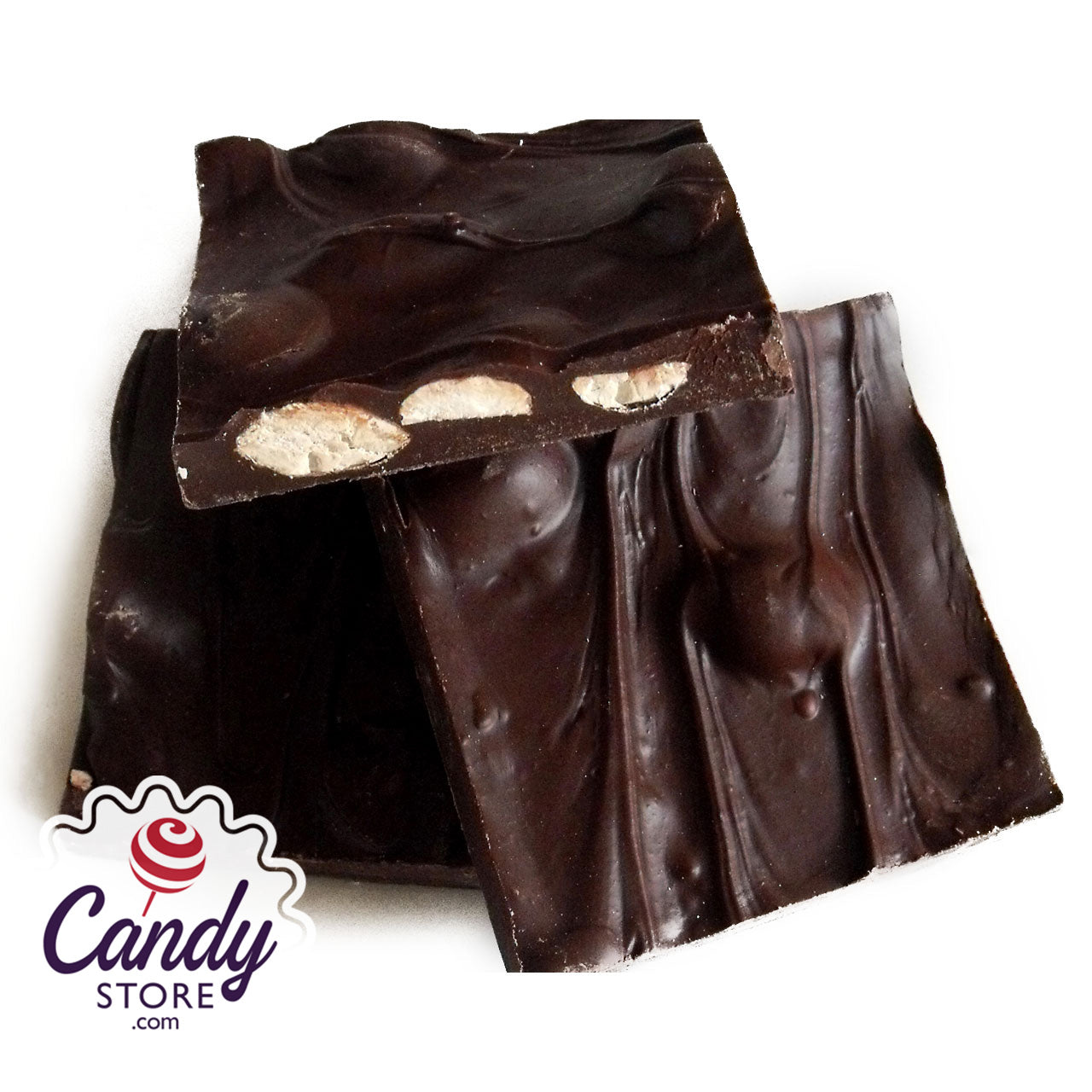 Dark Chocolate Almond Bark - 6lb Bulk | CandyStore.com