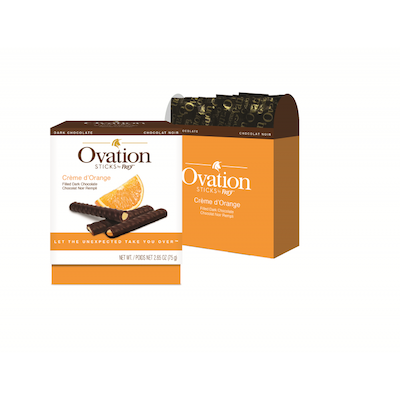 Dark Chocolate Orange Sticks Box - 12ct | CandyStore.com