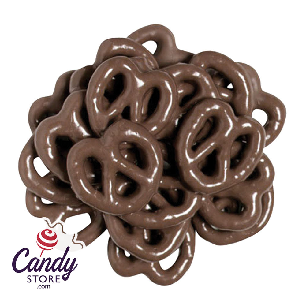 Dark Chocolate-Coated Mini Pretzels 15lb Bulk - CandyStore.com