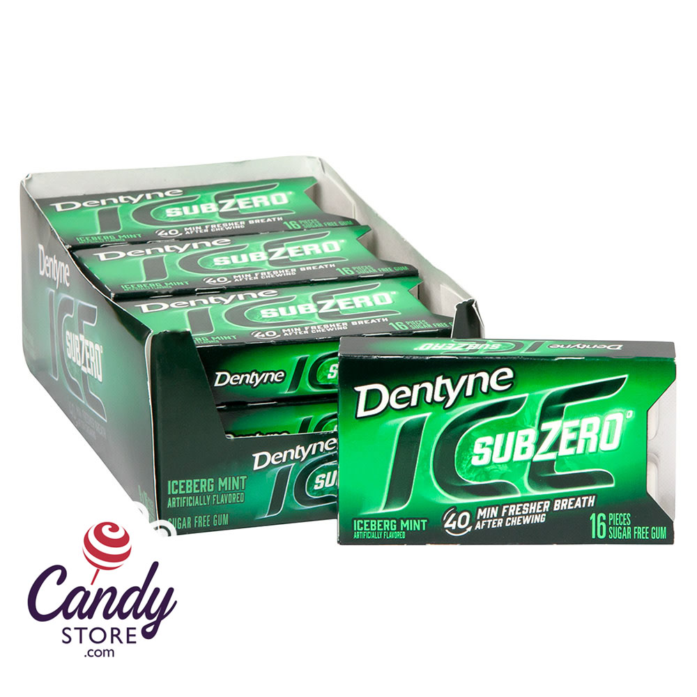 Dentyne Ice Subzero Iceberg Mint Gum - 9ct | CandyStore.com