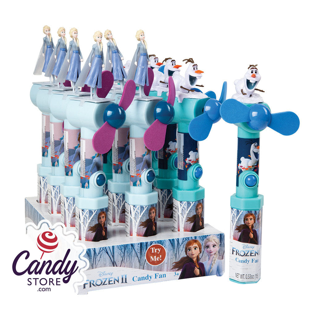 Disney Frozen 2 Candy Fan Toys Assorted 12ct - CandyStore.com
