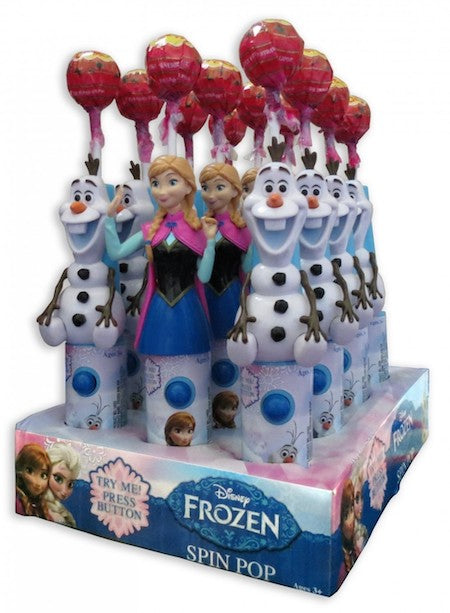 Disney Frozen Spin Pops - 12ct | CandyStore.com