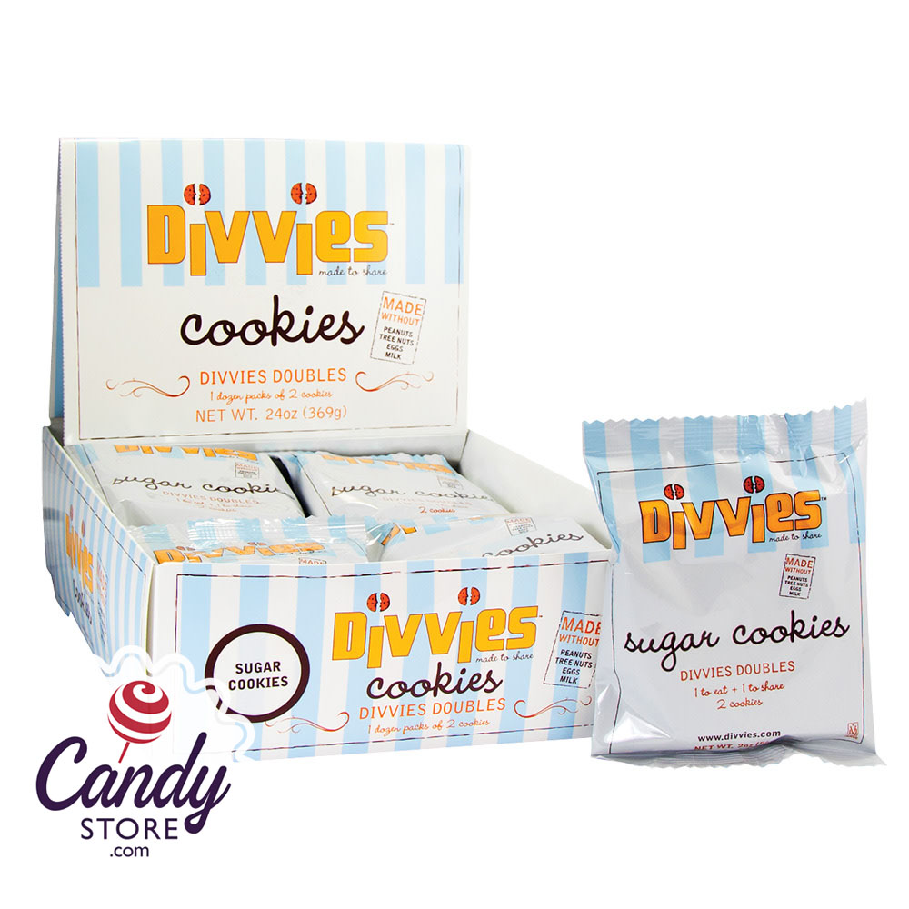 Divvies Sugar Cookies 2oz - 9ct | CandyStore.com