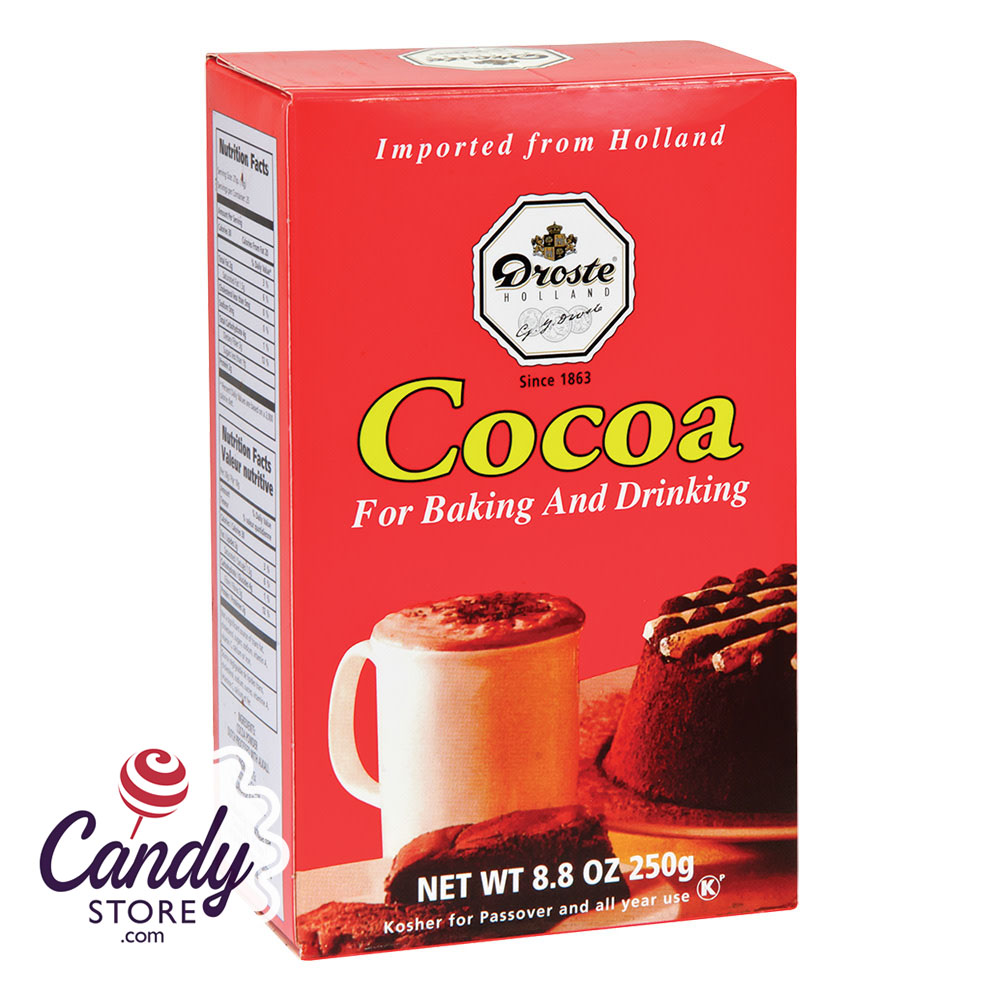 Droste Cocoa Powder 8.8oz Box - 12ct | CandyStore.com