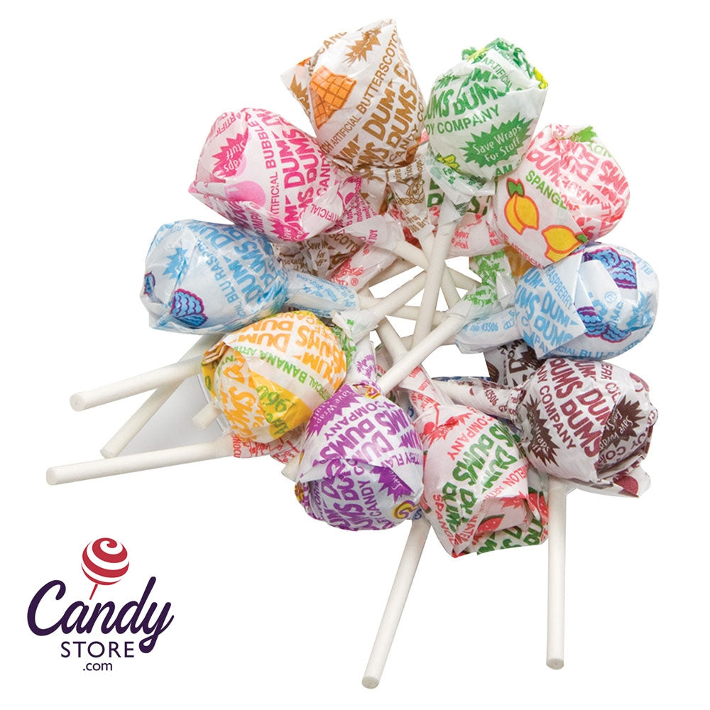 Dum Dums Pops Candy 10lb Bulk - CandyStore.com