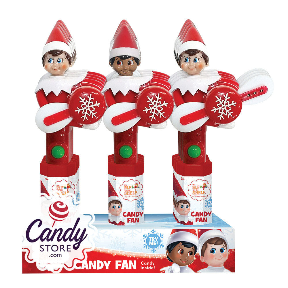 Elf On The Shelf Candy Fan With Light 0.28oz 24ct - CandyStore.com