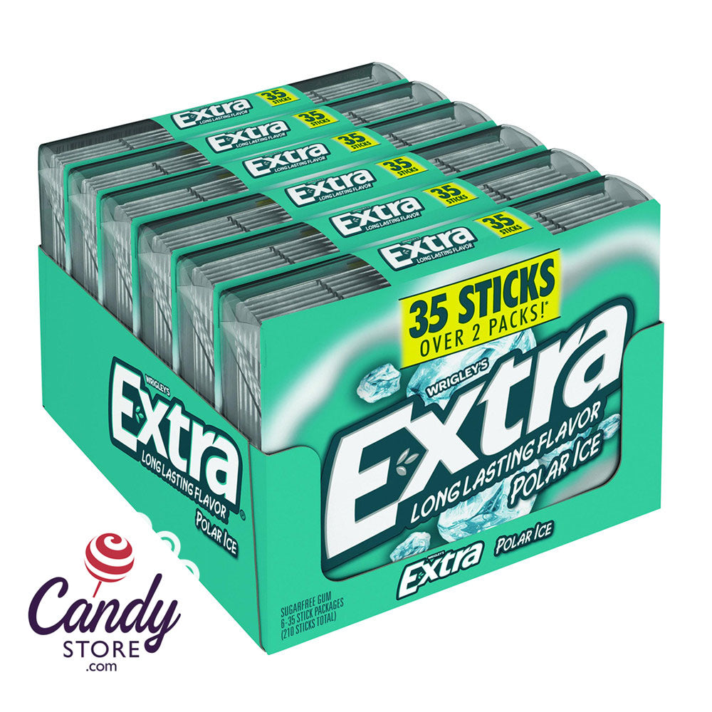 Extra Polar Ice Gum Mega Pack 4.13oz - 6ct | CandyStore.com